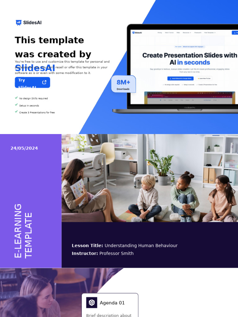 Free E-Learning Template for Psychology | PDF | Memory | Learning