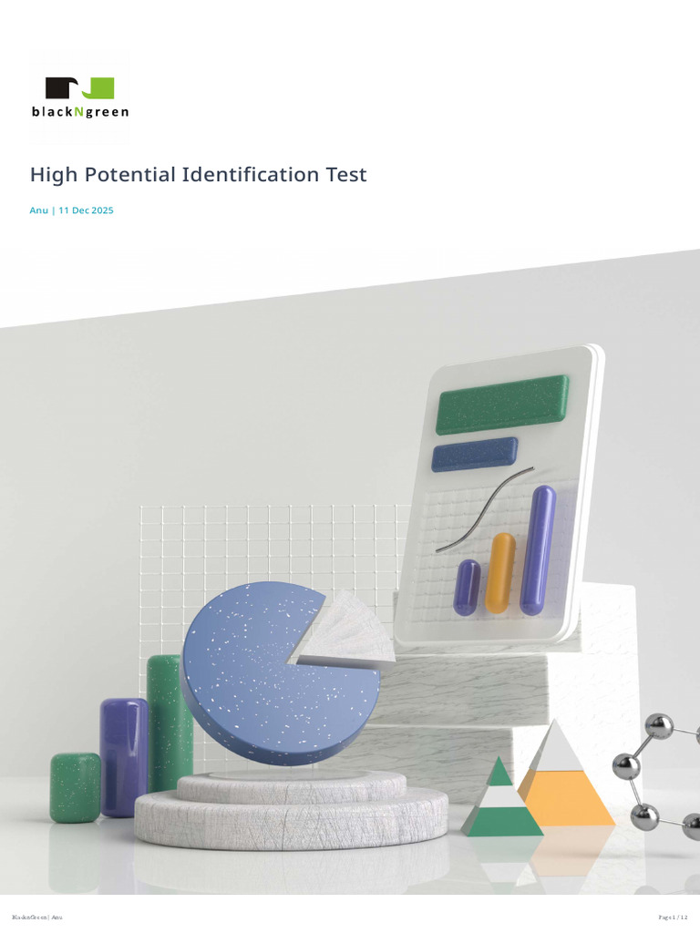 High Potential Assessment Report for Anu | PDF | Critical Thinking ...