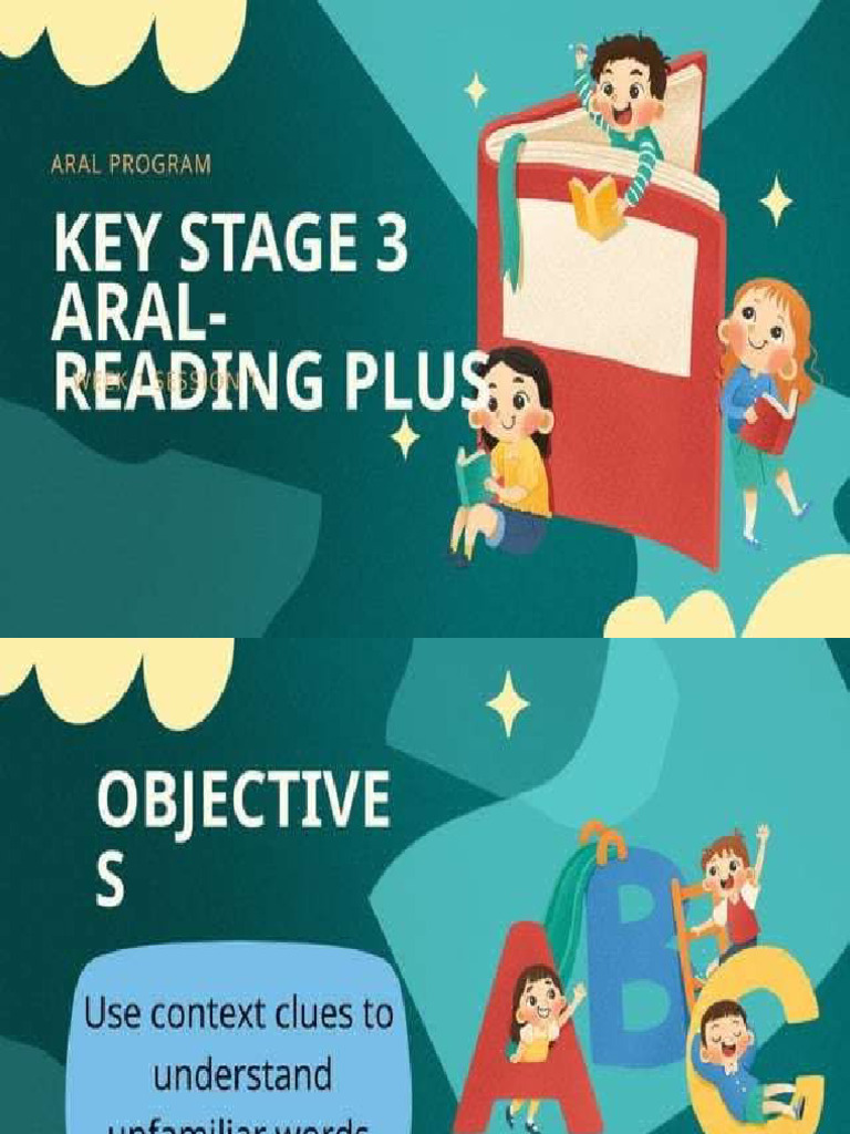 Aral Reading Plus Key Stage 3 | PDF