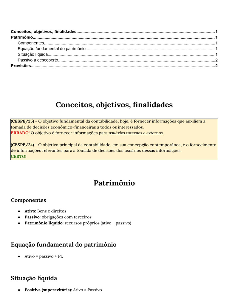 Contabilidade Geral | PDF | Contabilidade | Propriedade (jurídico)