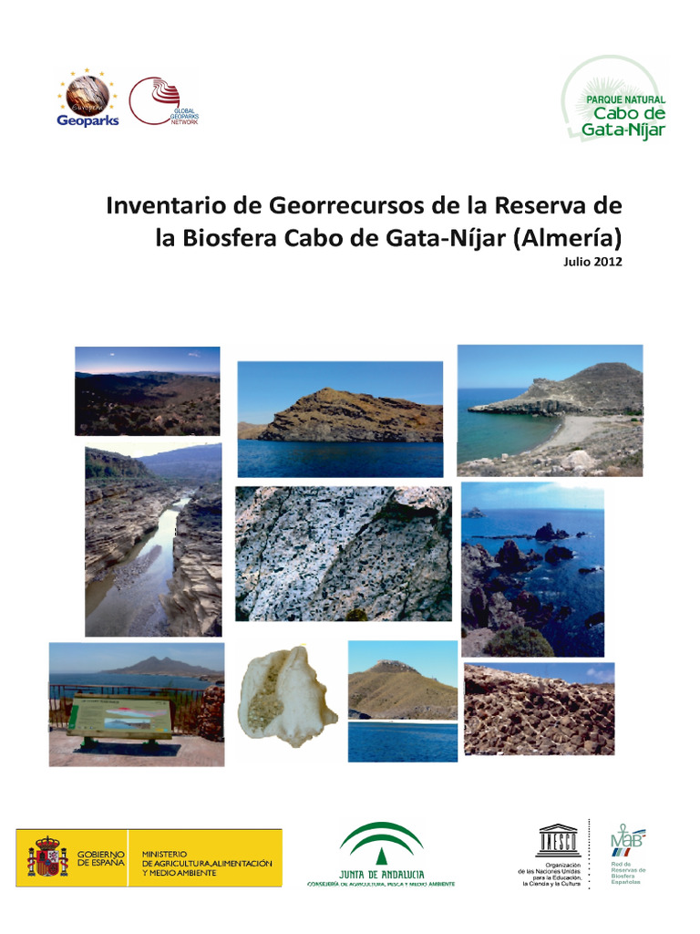 Georrecursos Cap Gata | PDF | Zona litoral | Roca (geología)