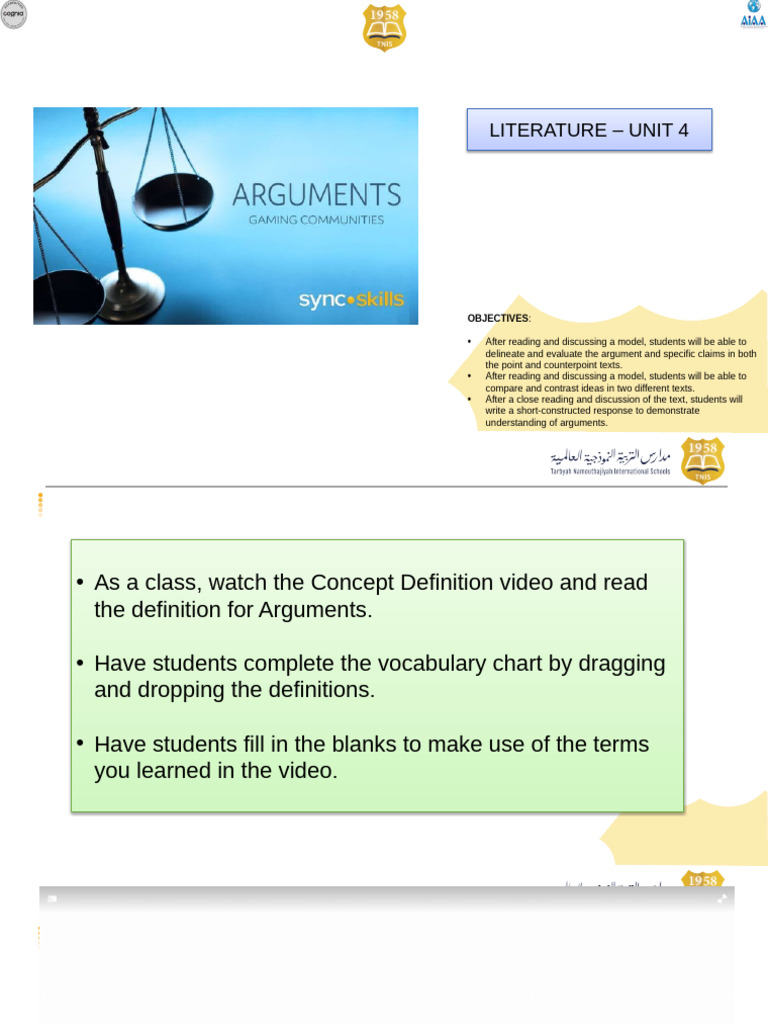 Analyzing Arguments in Literature Unit | PDF | Argument | Essays