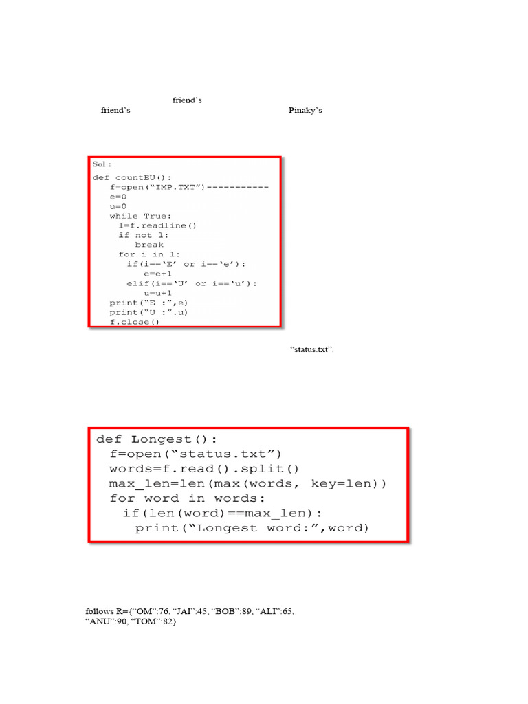 XII Function Based Questions (Set-1) | PDF | Computing | Computer ...