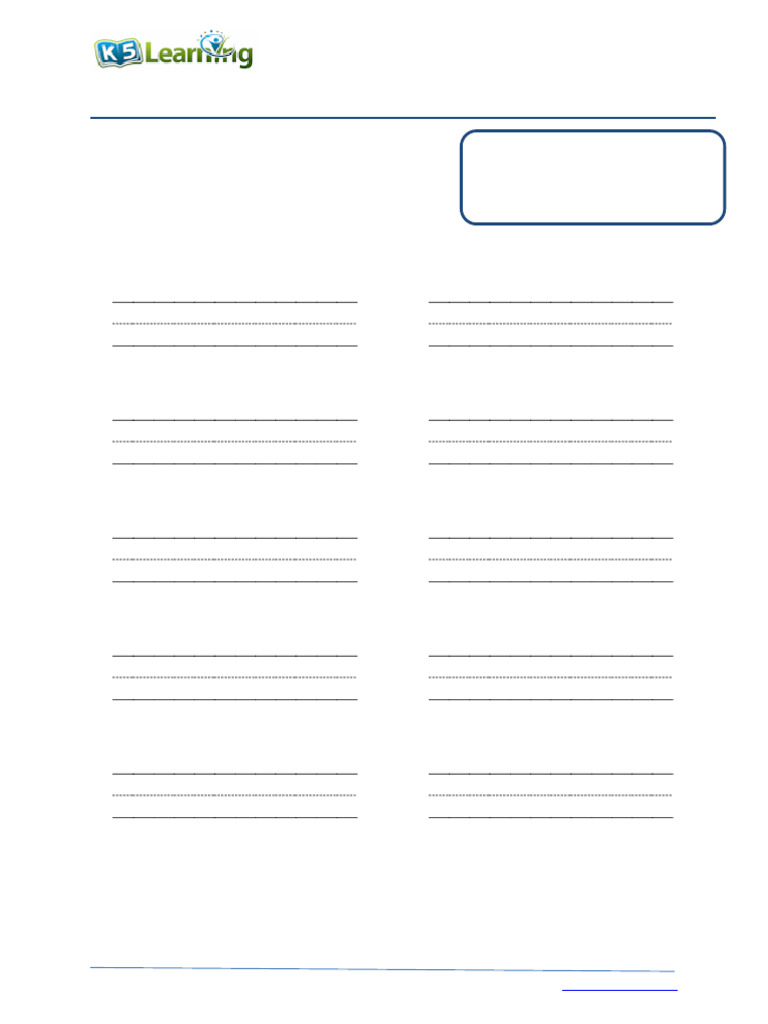 Dates and Capital Letters Worksheet | PDF
