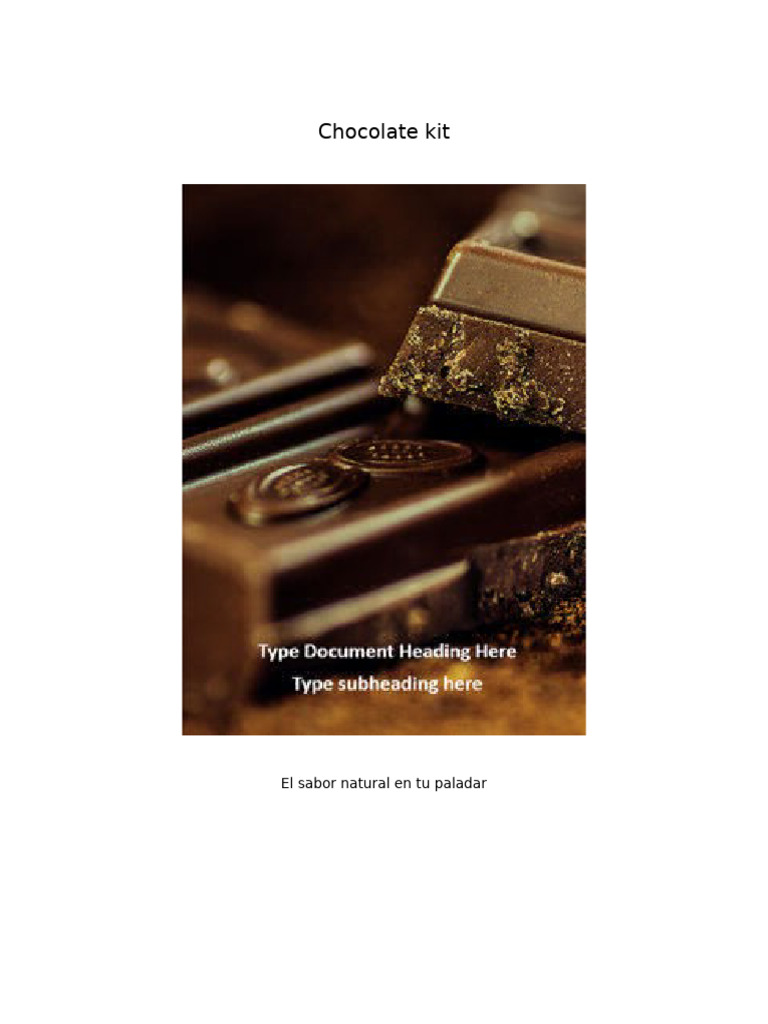 Choco | PDF