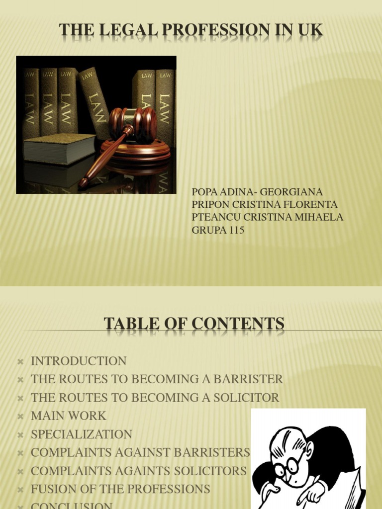 The Legal Profession in Uk | PDF | Barrister | Solicitor