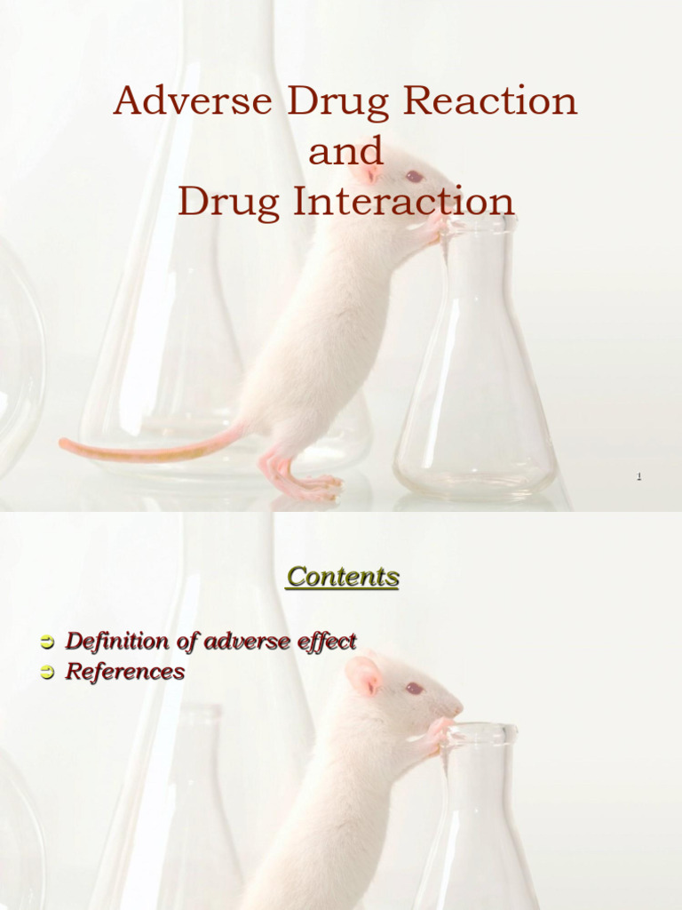 Understanding Adverse Drug Reactions | PDF | Recreational Drug Use ...