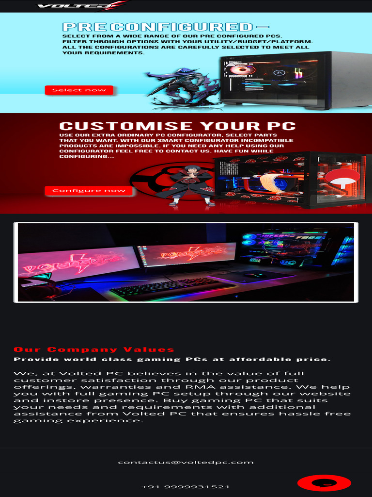 Volted PC Buy Gaming & Workstation PC in India | PDF