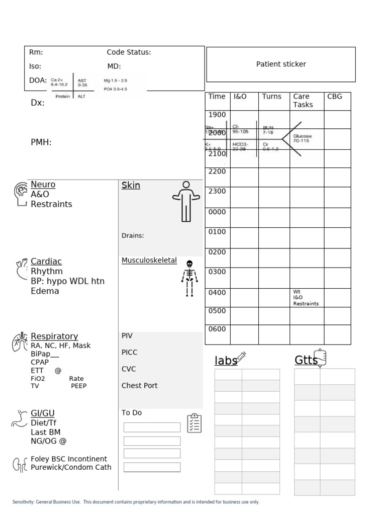 Patient Care Documentation Template | PDF | Clinical Medicine | Medical ...