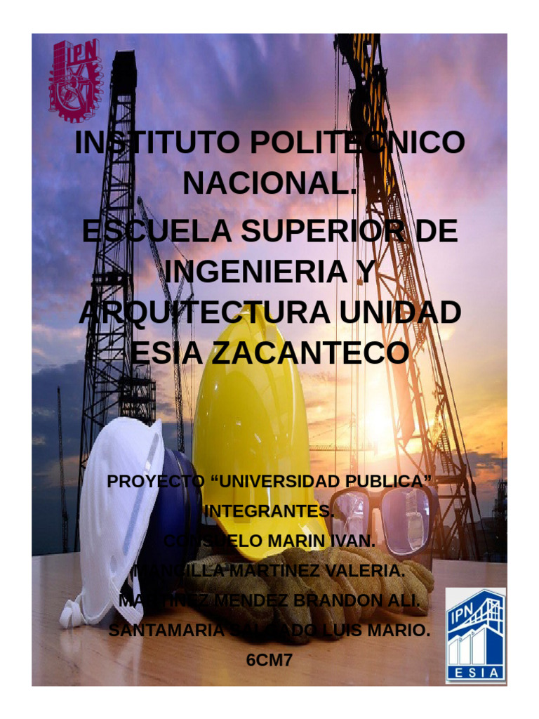 Portada Proyecto | PDF | Universidad