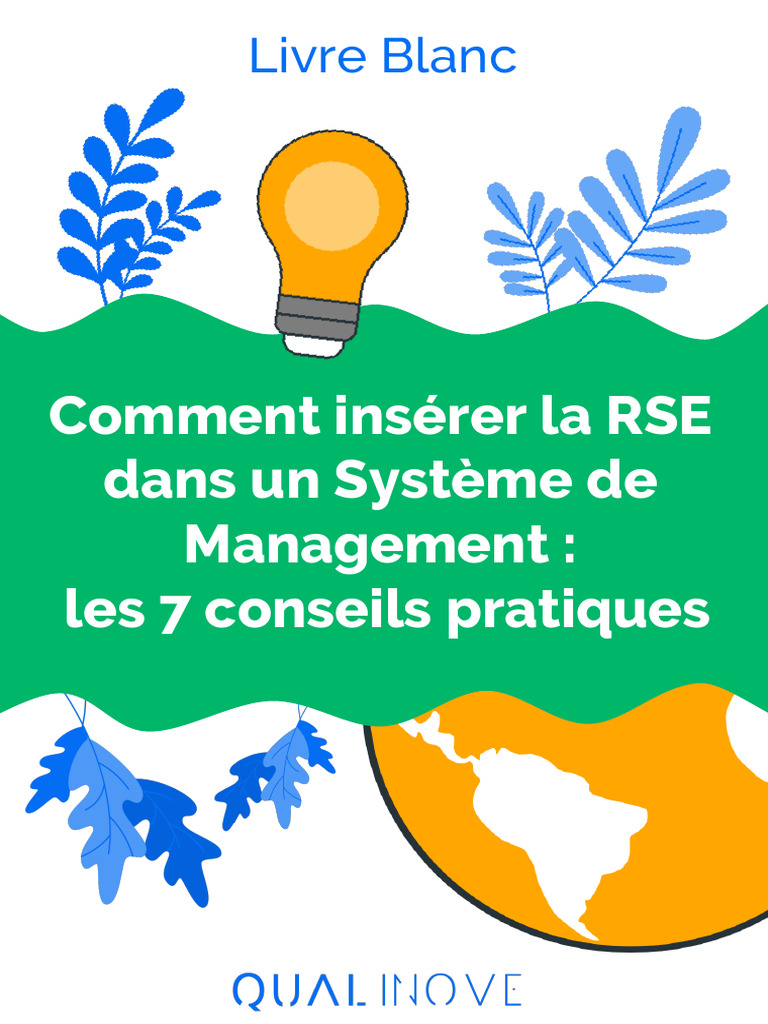 Intégrer la RSE dans le Management QSE | PDF | Responsabilité sociétale ...