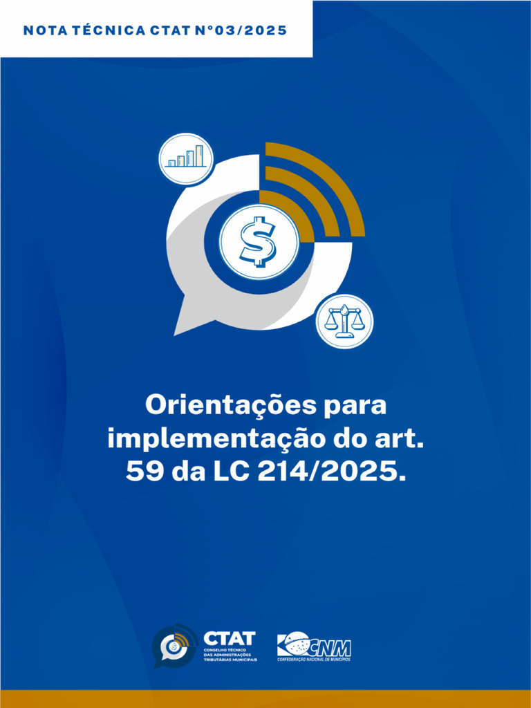 NT CTAT 03 Orientacoes Implementacao Art 59 LC214 2025 | PDF