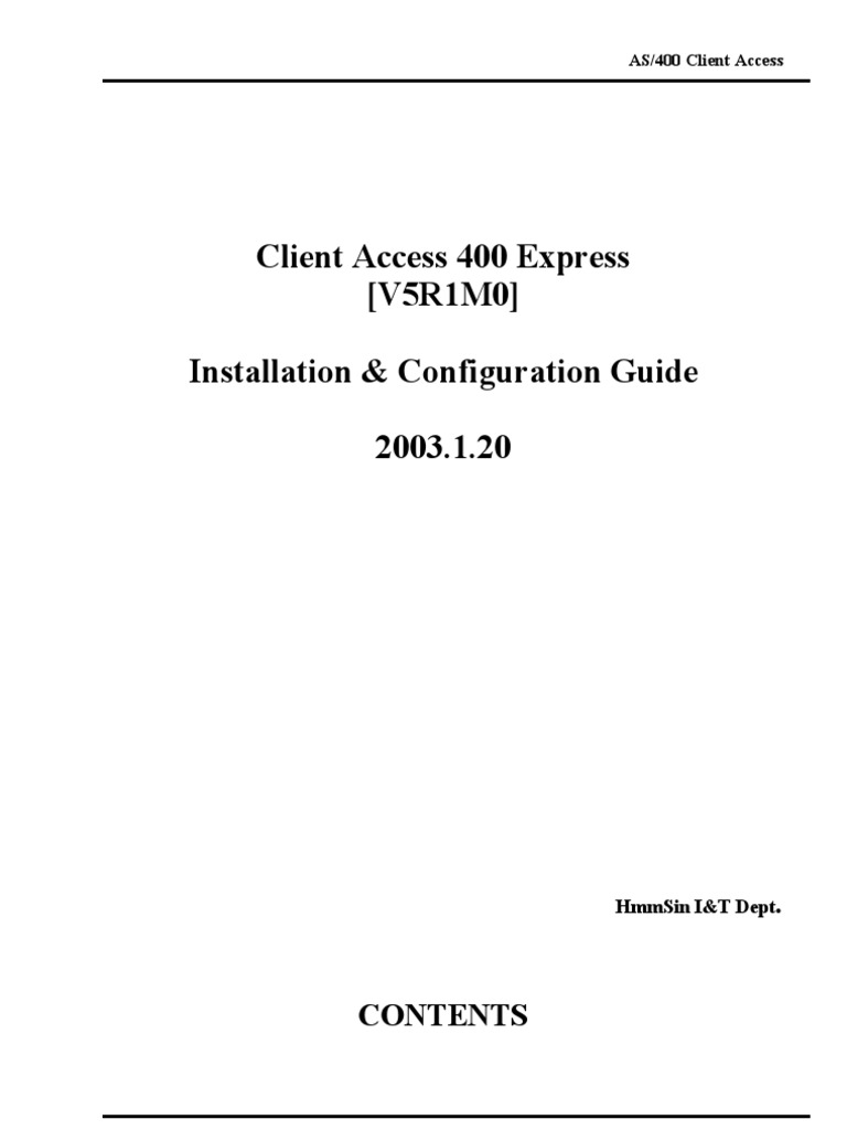 CA400 | PDF | Microsoft Windows | System Software
