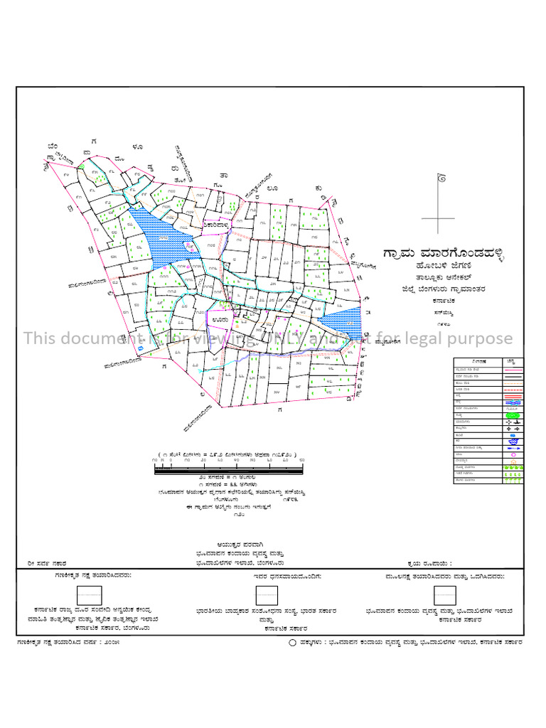 Margondanahalli village map | PDF