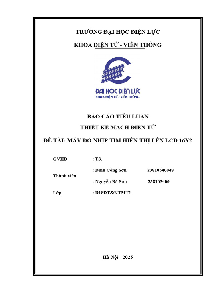 Đo Nhip Tim | PDF