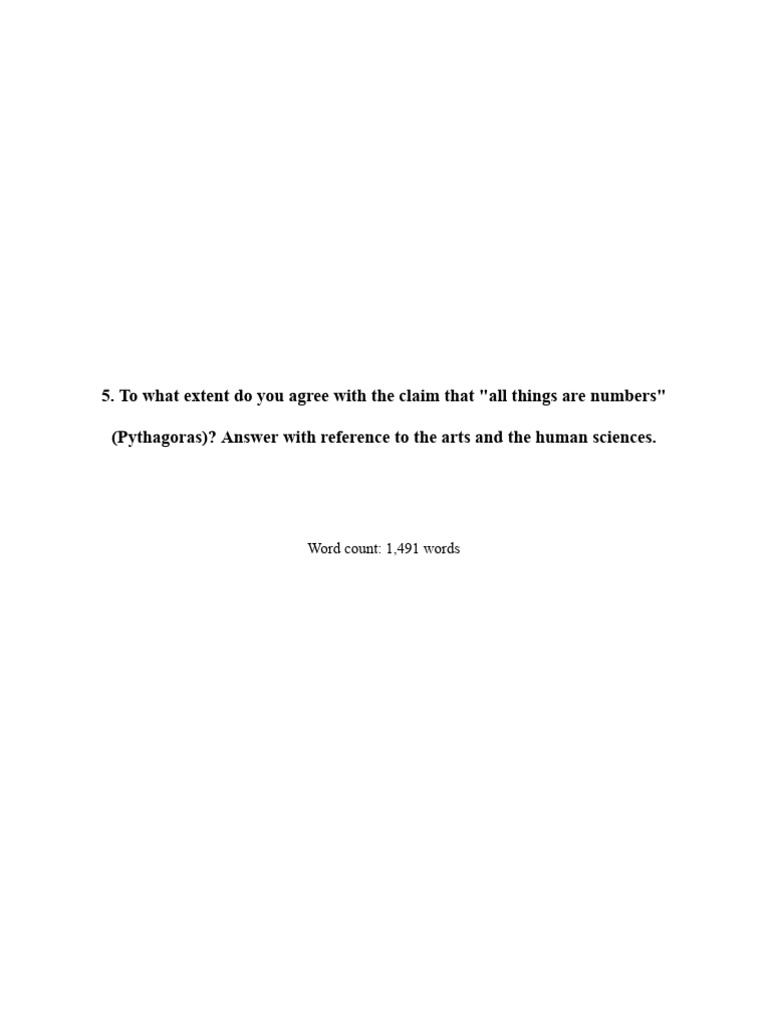 TOK essay 2026 example | PDF | Metre (Poetry) | Poetry