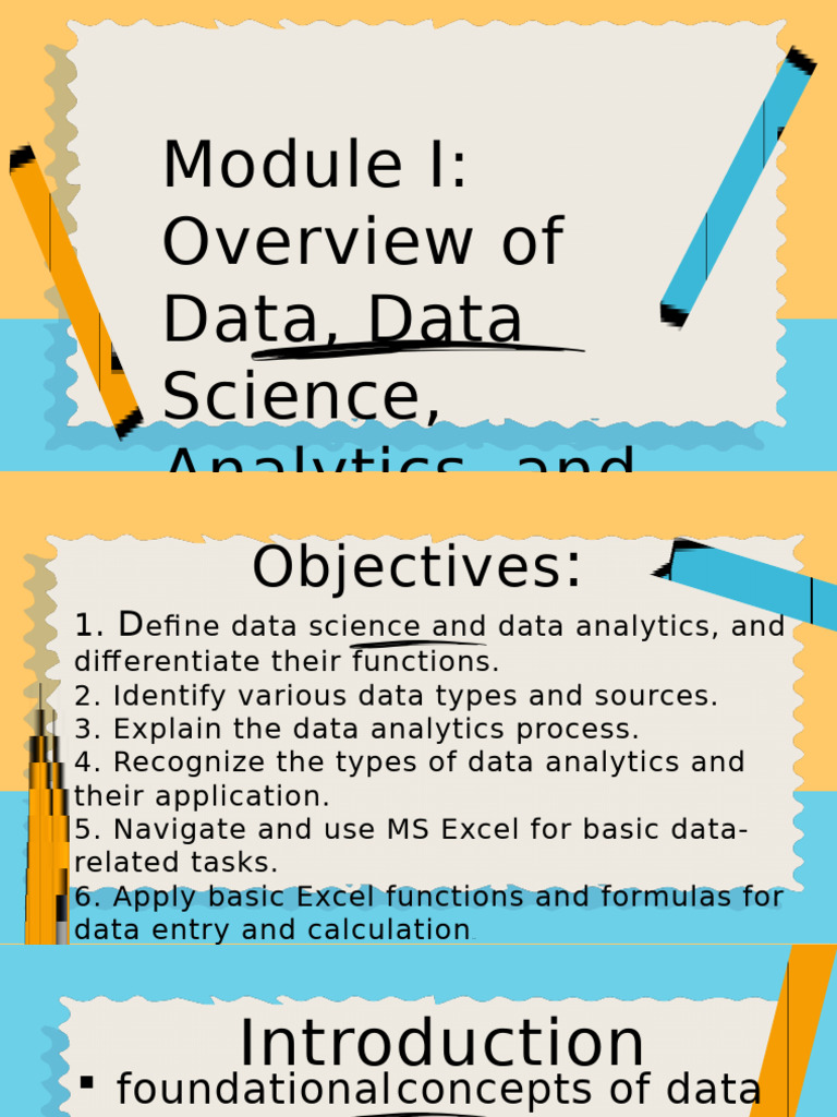 Module 1 Overview of Data Data Science Analytics and Tools.docx | PDF | Analytics | Microsoft Excel
