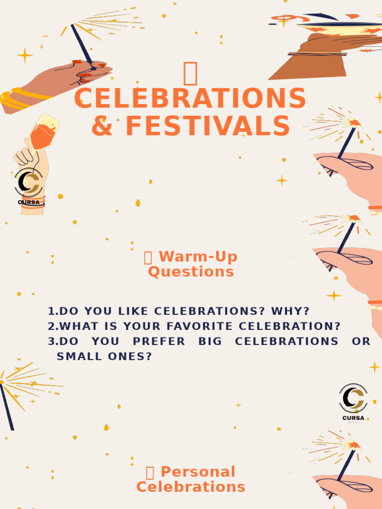 Celebrations: Types, Traditions, and Feelings | PDF