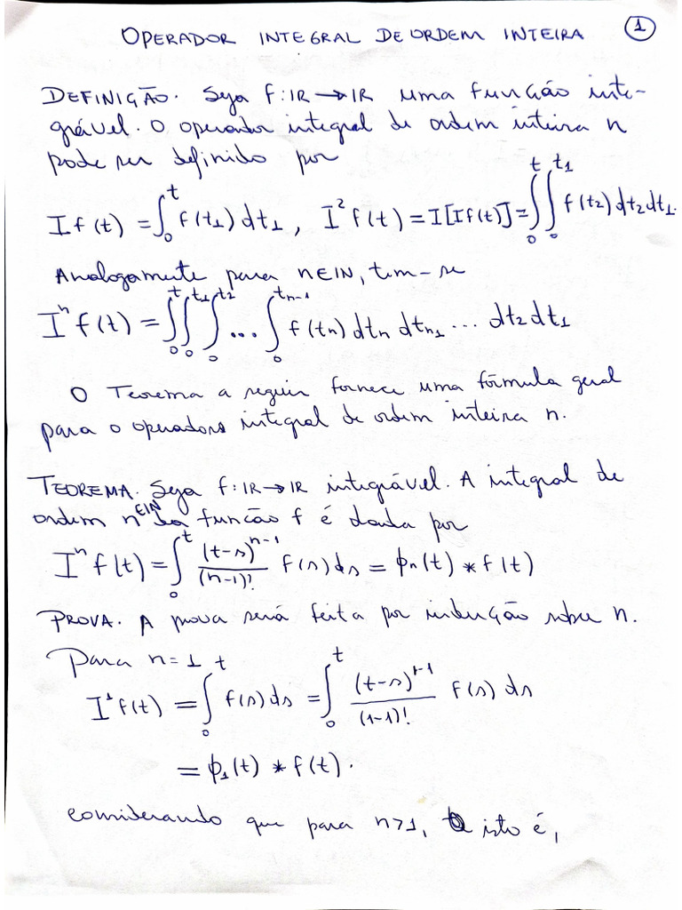 Operador Integral | PDF