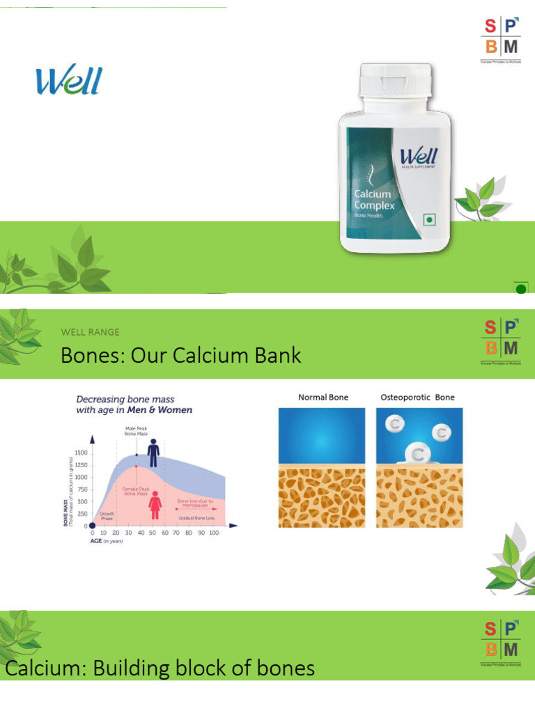 Well Calcium Complex (3) | PDF | Calcium | Bone