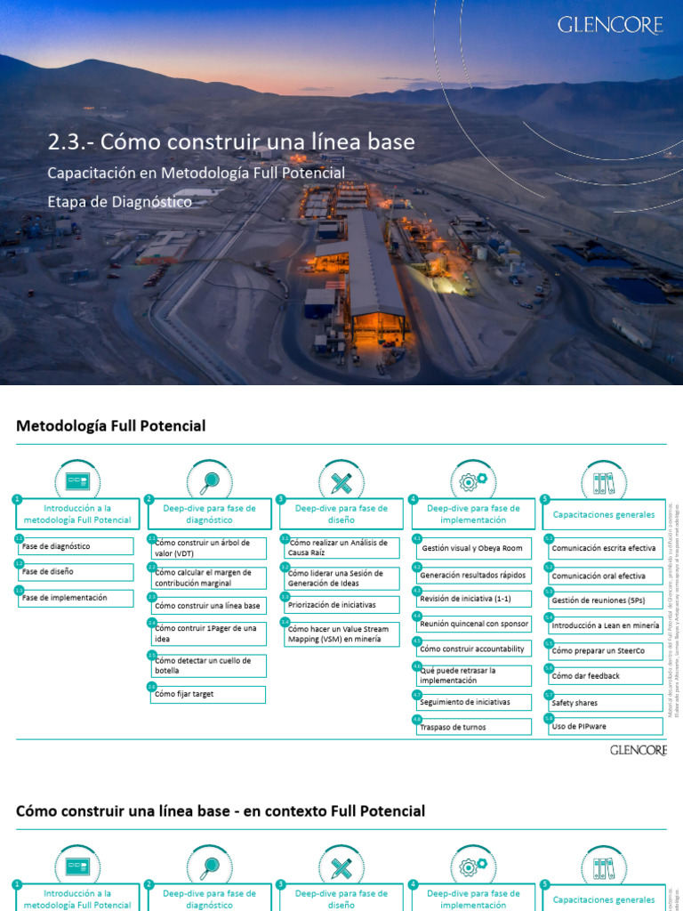 2.3 Cómo Determinar La Línea Base | PDF