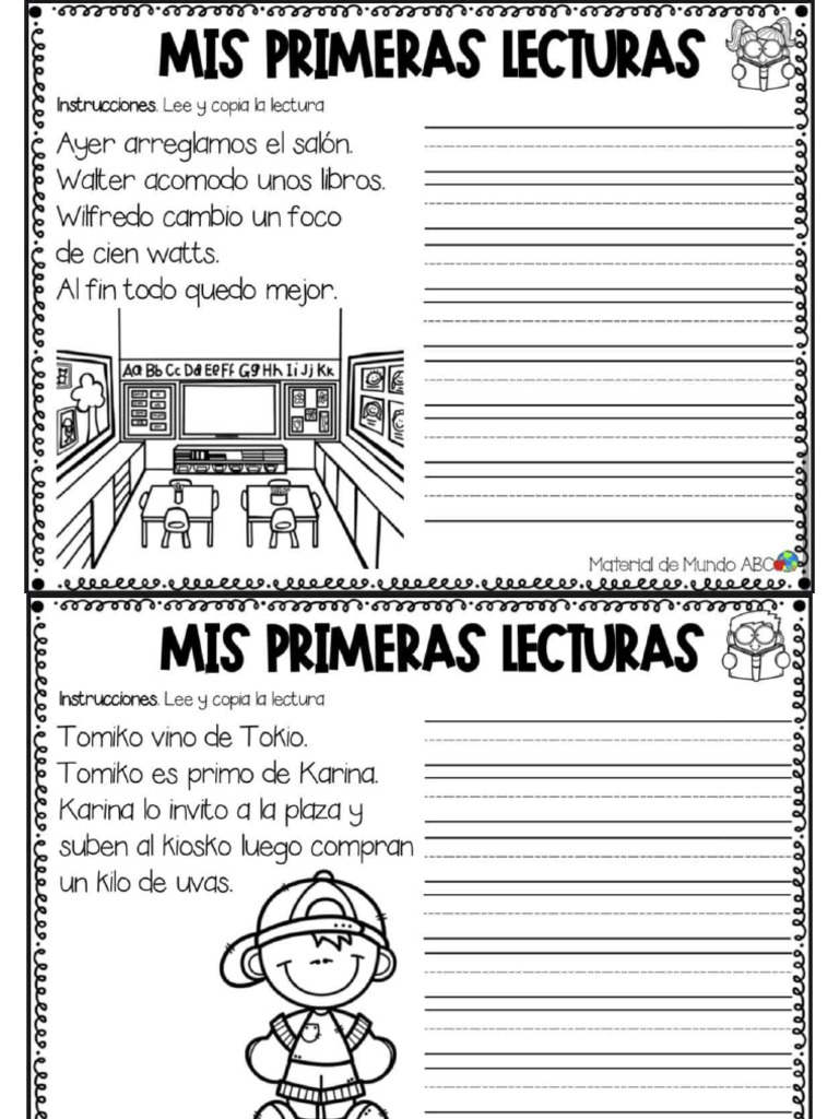 MIS PRIMERAS LECTURAS | PDF