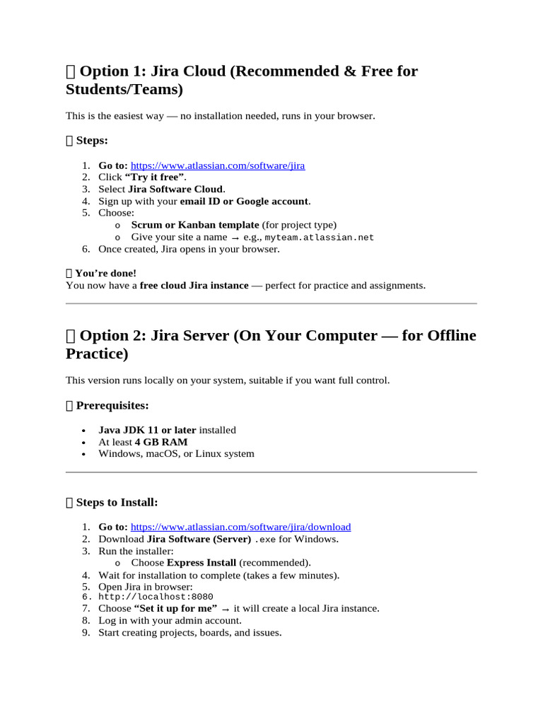 Jira Install | PDF