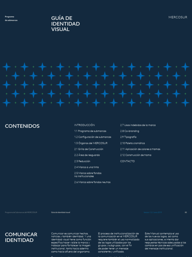 Guía de Identidad Visual MERCOSUR | PDF | Color | Diseño gráfico