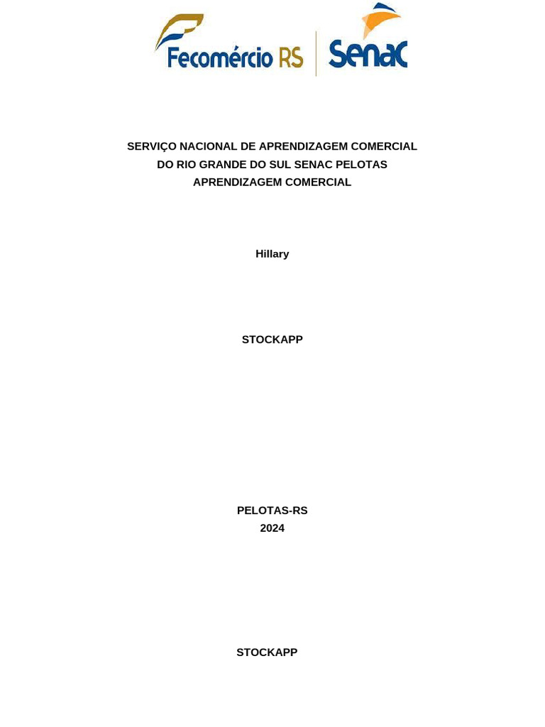 PI StockApp Word Final | PDF | Aplicativo para celular | Economia