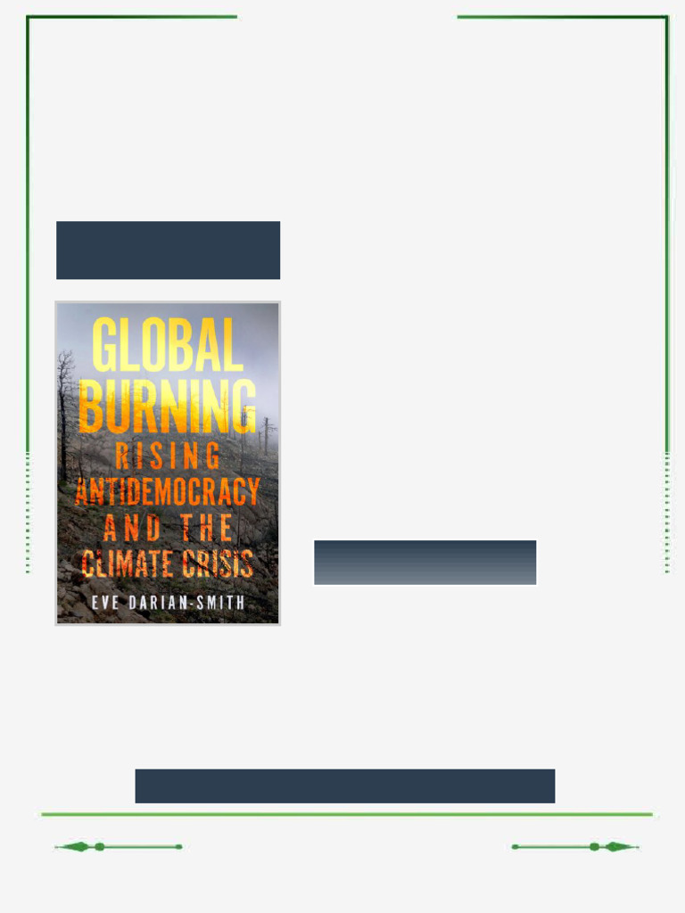 Global Burning Rising Antidemocracy and the Climate Crisis 1st Edition ...