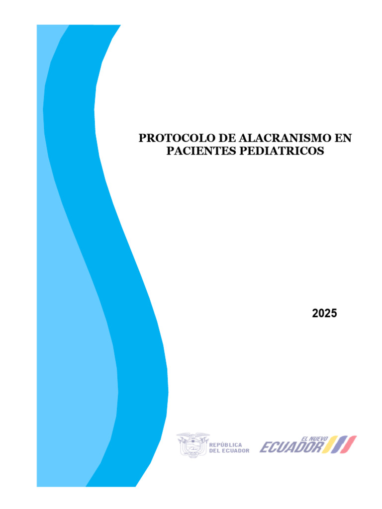 Protocolo Alacranismo Pediátrico 2025 | PDF | Hospital | Enfermedades y ...
