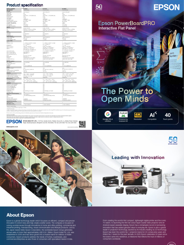 IFPD Booklet A4 _V3 | PDF | Hdmi | Information And Communications ...