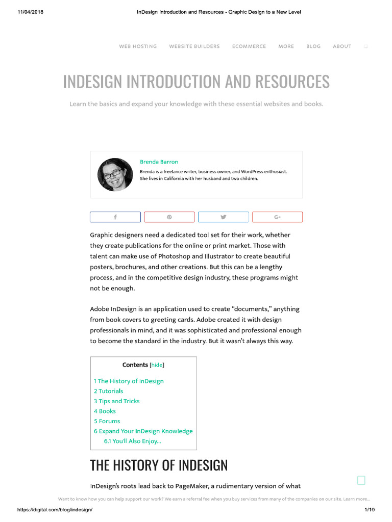 InDesign Introduction and Resources - Graphic Design to a New Level ...