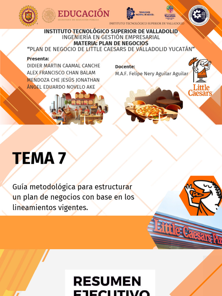 Guía metodológica para estructurar un polan de negocios | PDF | Gestión ...