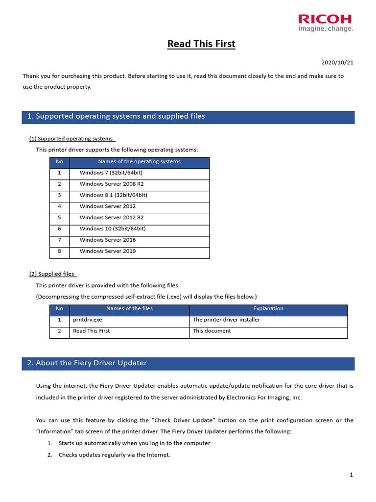 Read This First | PDF | Microsoft Windows | Printer (Computing)