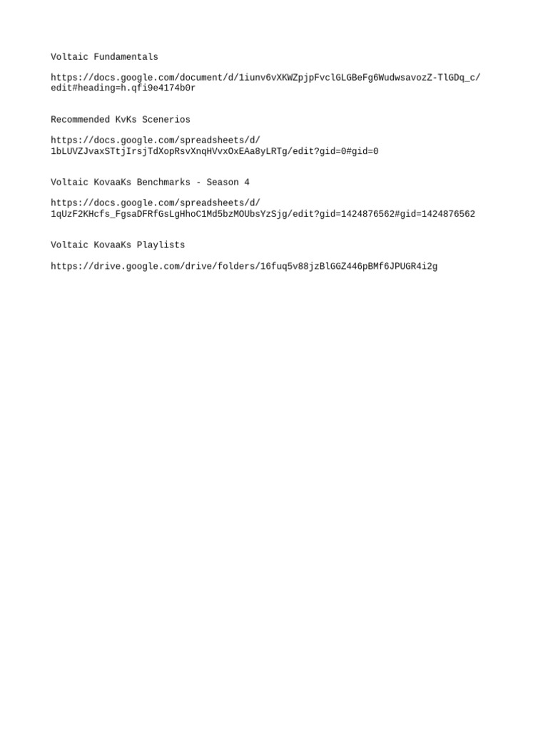 Voltaic Fundamentals and Benchmarks | PDF