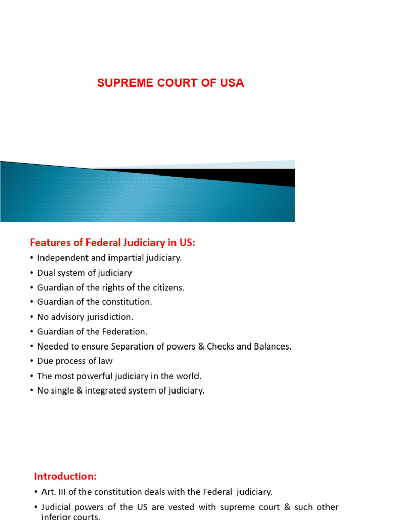 US Supreme Court | PDF | Judicial Review | Supreme Court Of The United ...