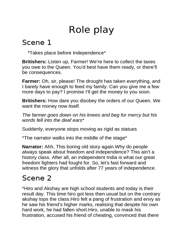 CCA Role Play | PDF
