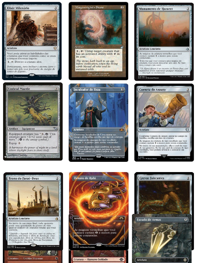 Cartas Magic Vermelhas KRENKO | PDF