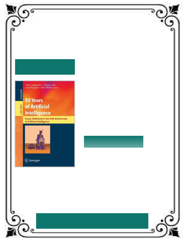 50 Years of Artificial Intelligence 2007th Edition Max Lungarella ebook ...