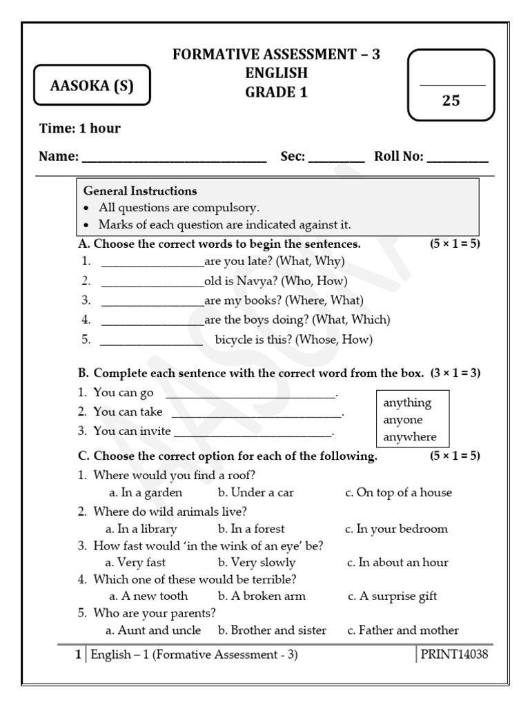 Aasoka-cbse Eng g1 Fa3 s f | PDF