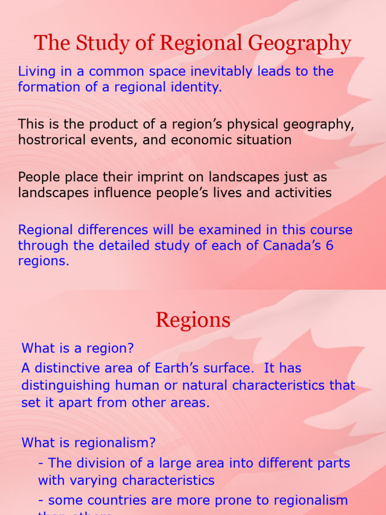 Understanding Canada's Regional Geography | PDF | Glacier | Forests