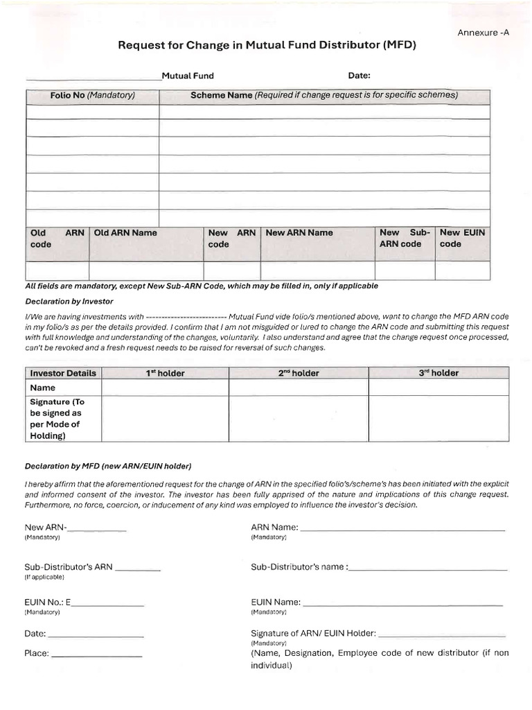 New Change of Broker Form | PDF