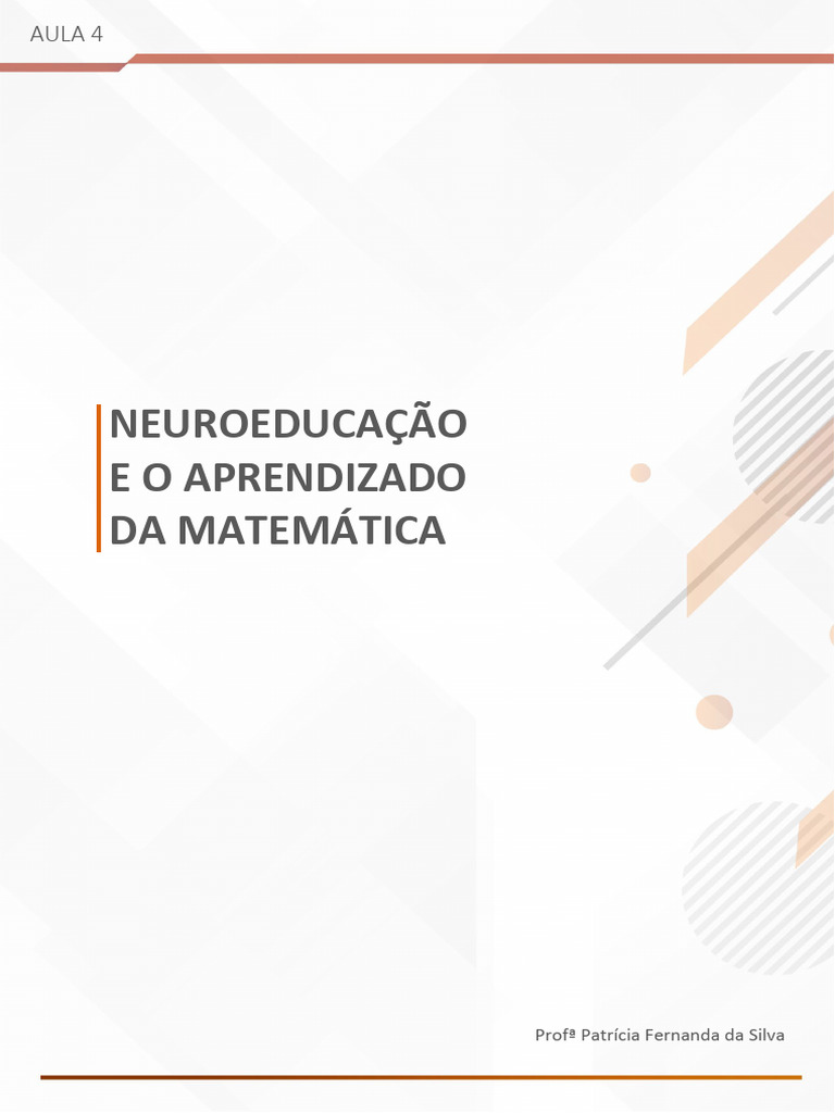 Aula 4 - Raciocínio lógico-matemático | PDF | Aprendizado | Matemática