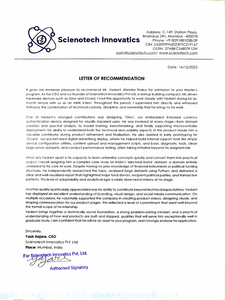 Scienotech Lor | PDF | Computing