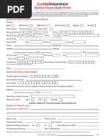 MTN Device Insurance Claim Form | PDF