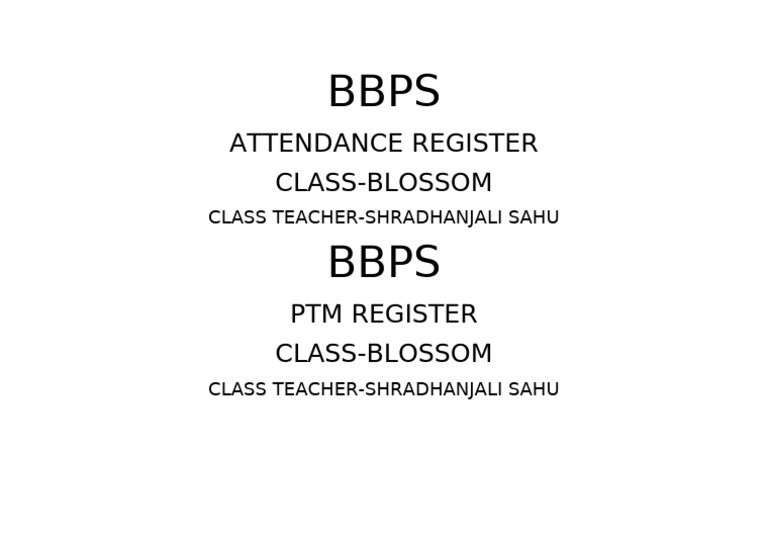 BBPS | PDF