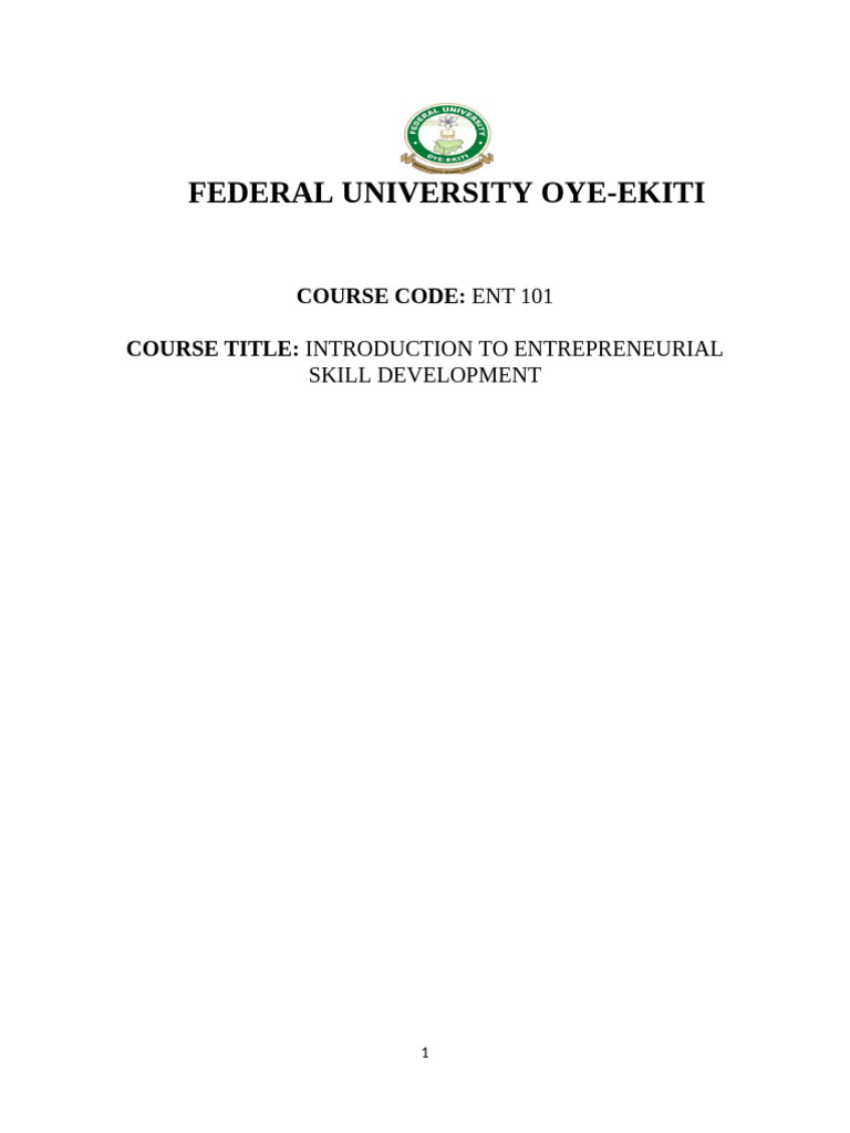 ENT 101_DEFINITION OF ENTREPRENEUR AND ENTREPRENEURSHIP | PDF ...