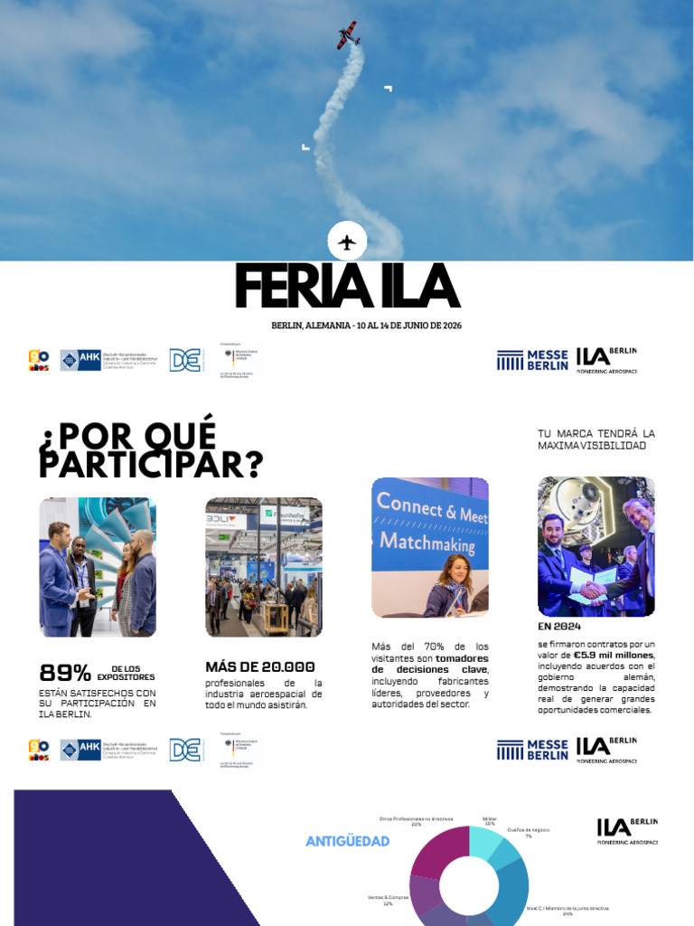 Participa en la Feria ILA Berlín 2026 | PDF
