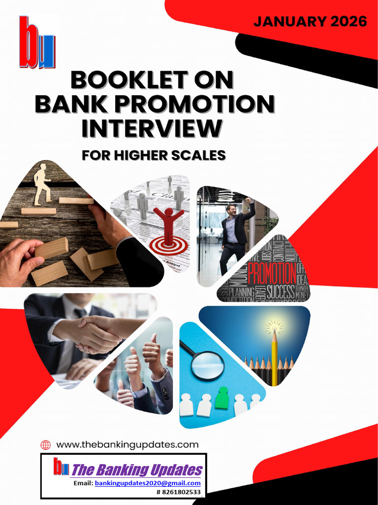 Booklet on Higher Scale Bank Promotion Interview | PDF | Securities ...